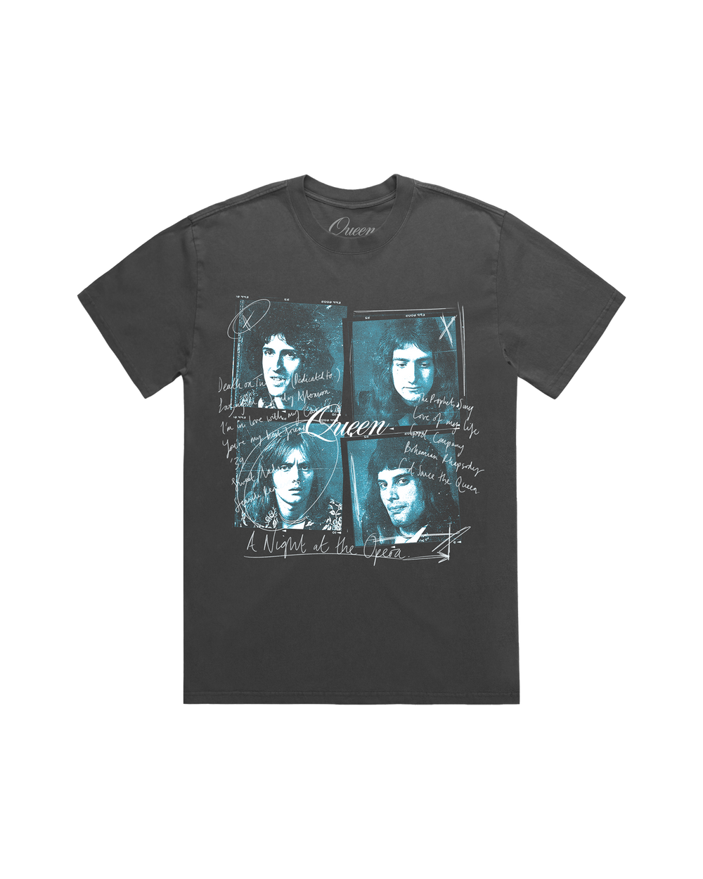 A Night At The Opera | Film Faded Black T-Shirt